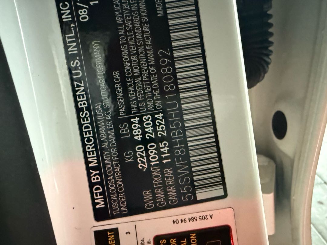 2017 MERCEDES C Class 63 - Sooq Cars